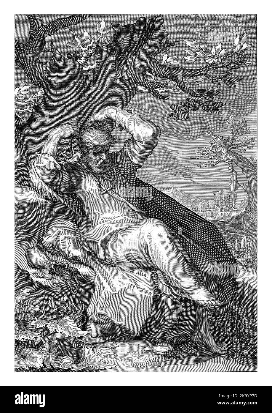 Judas Iscariot hangs himself, Willem Isaacsz. van Swanenburg, after ...