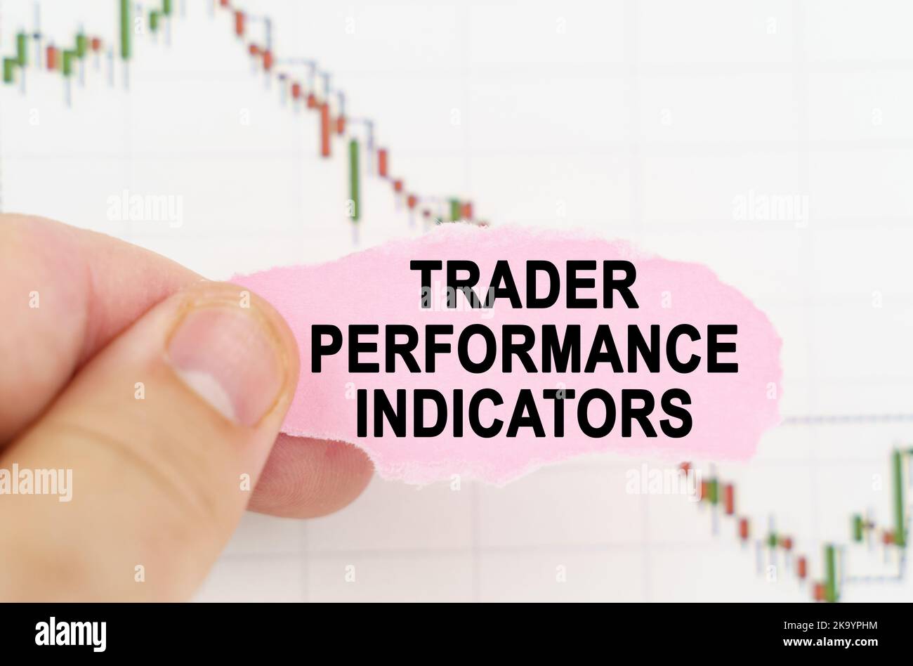 Business and trading concept. Against the background of the quote chart ...