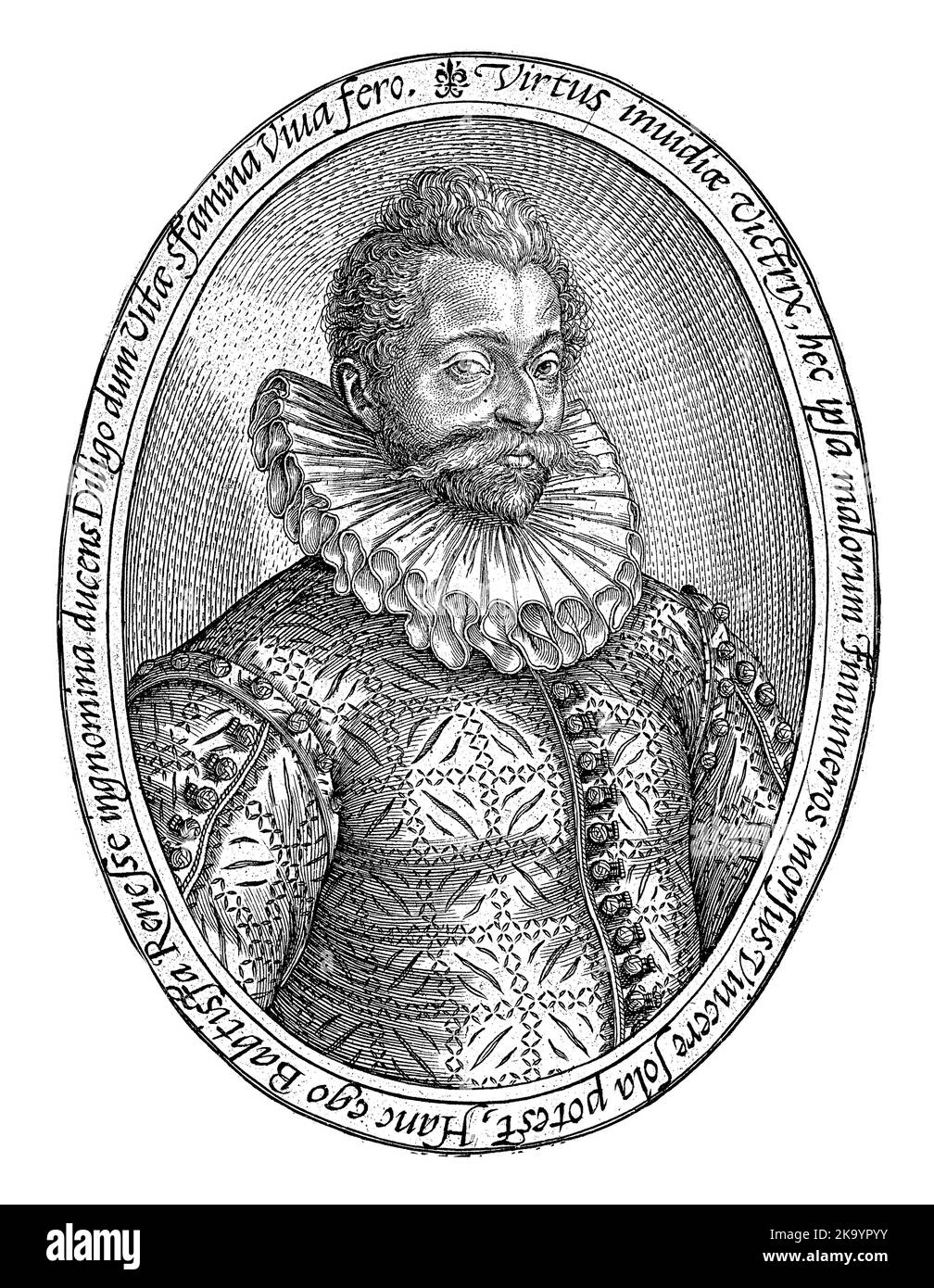 Portrait of Jan Baptist van Renesse, Hendrick Goltzius, 1581 Portrait ...