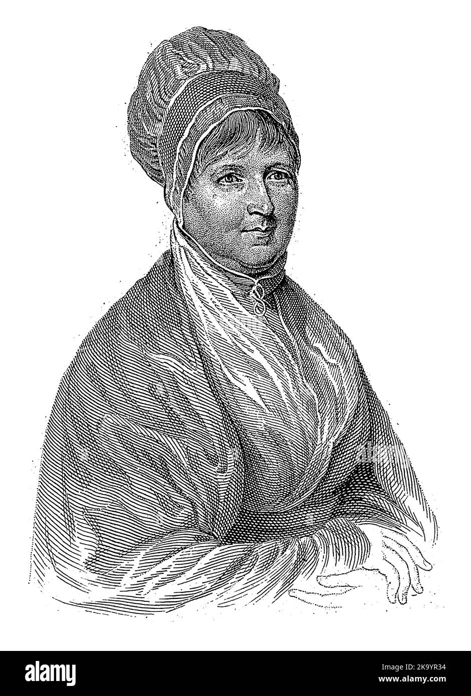 Portrait of Elizabeth Fry, Christian philanthropist and reformer of ...