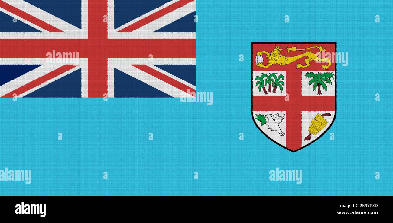 Fiji island flag on texture. Concept collage Stock Photo - Alamy