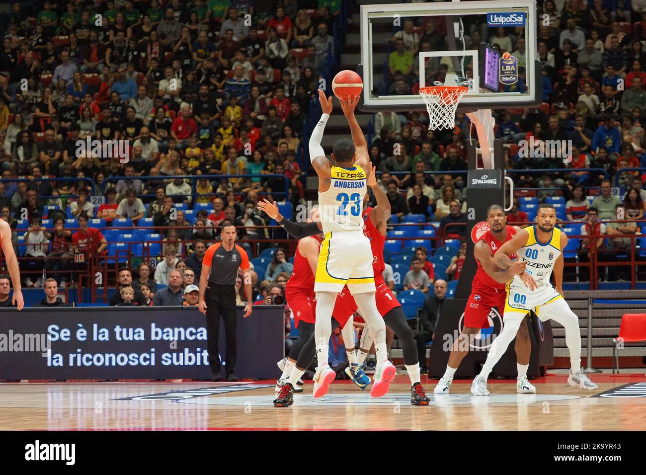Mediolanum Forum, Milan, Italy, October 30, 2022, Karvel Anderson ...