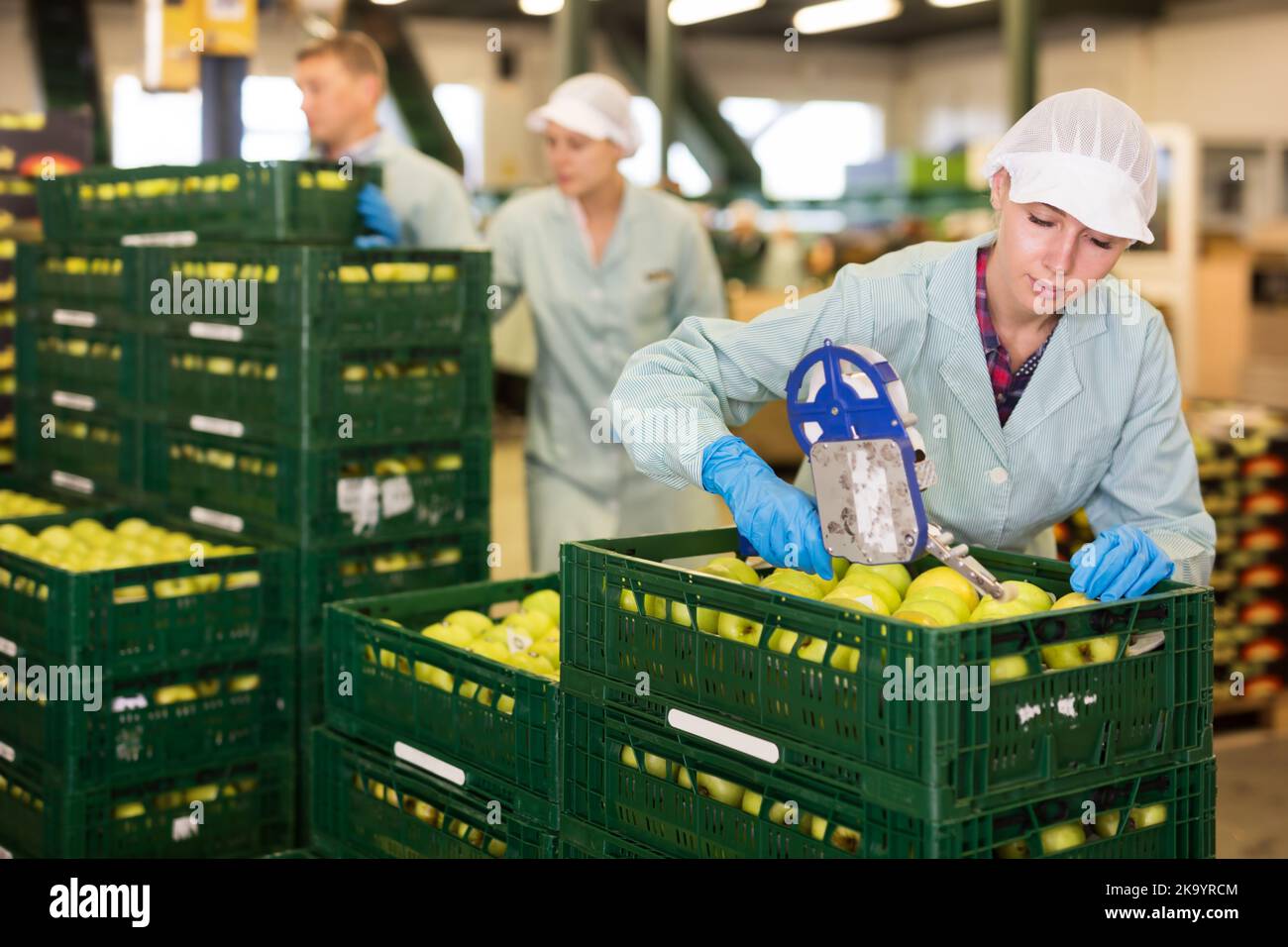 Sticking labels hi-res stock photography and images - Alamy