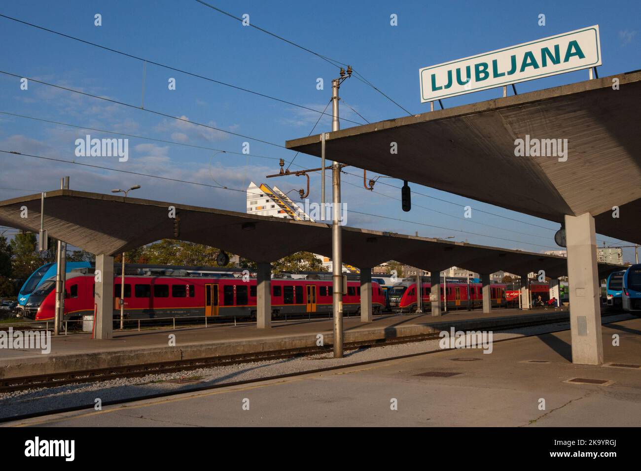 Ljubljana railway station Stock Photo - Alamy