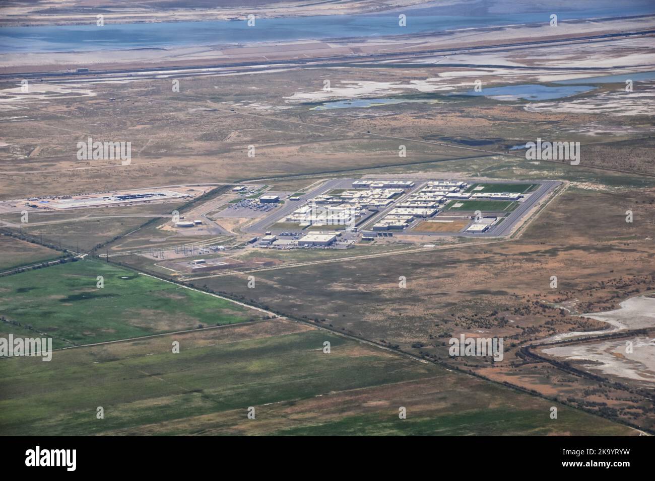 Utah State Prison, Salt Lake City, Newly built 2022, Aerial view, Utah ...