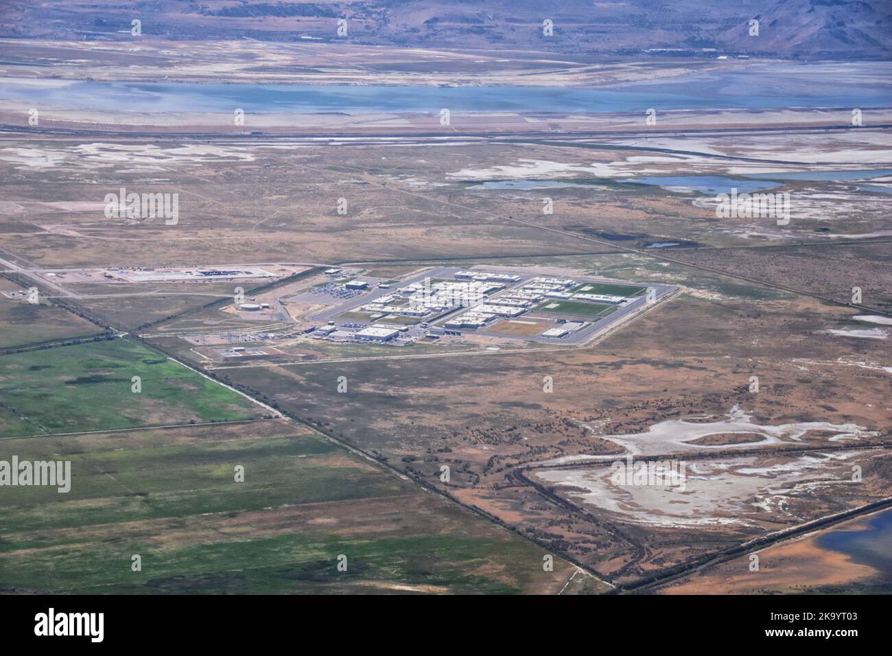 Utah State Prison, Salt Lake City, Newly built 2022, Aerial view, Utah ...