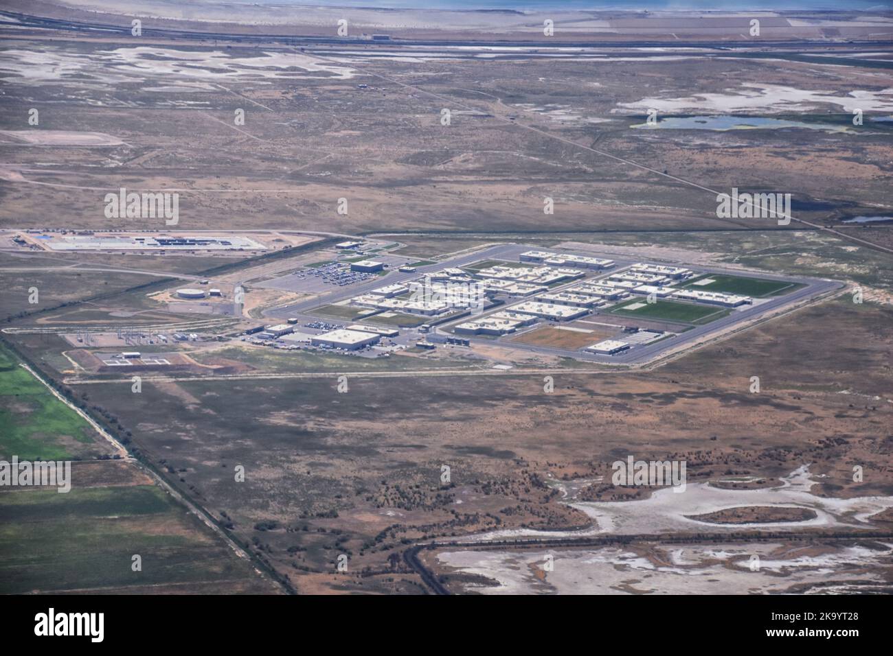 Utah State Prison, Salt Lake City, Newly built 2022, Aerial view, Utah ...