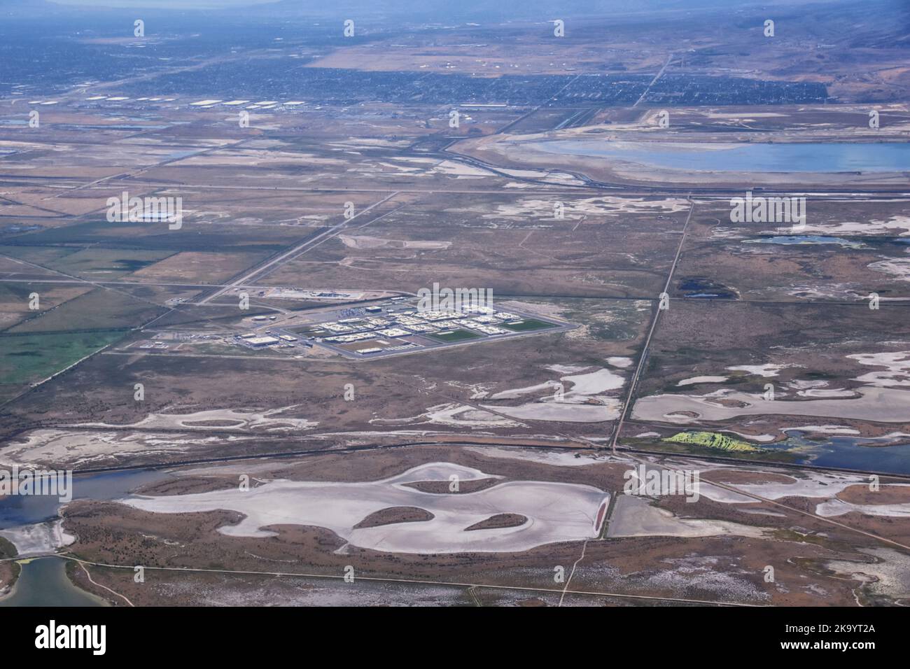 Utah State Prison, Salt Lake City, Newly built 2022, Aerial view, Utah ...