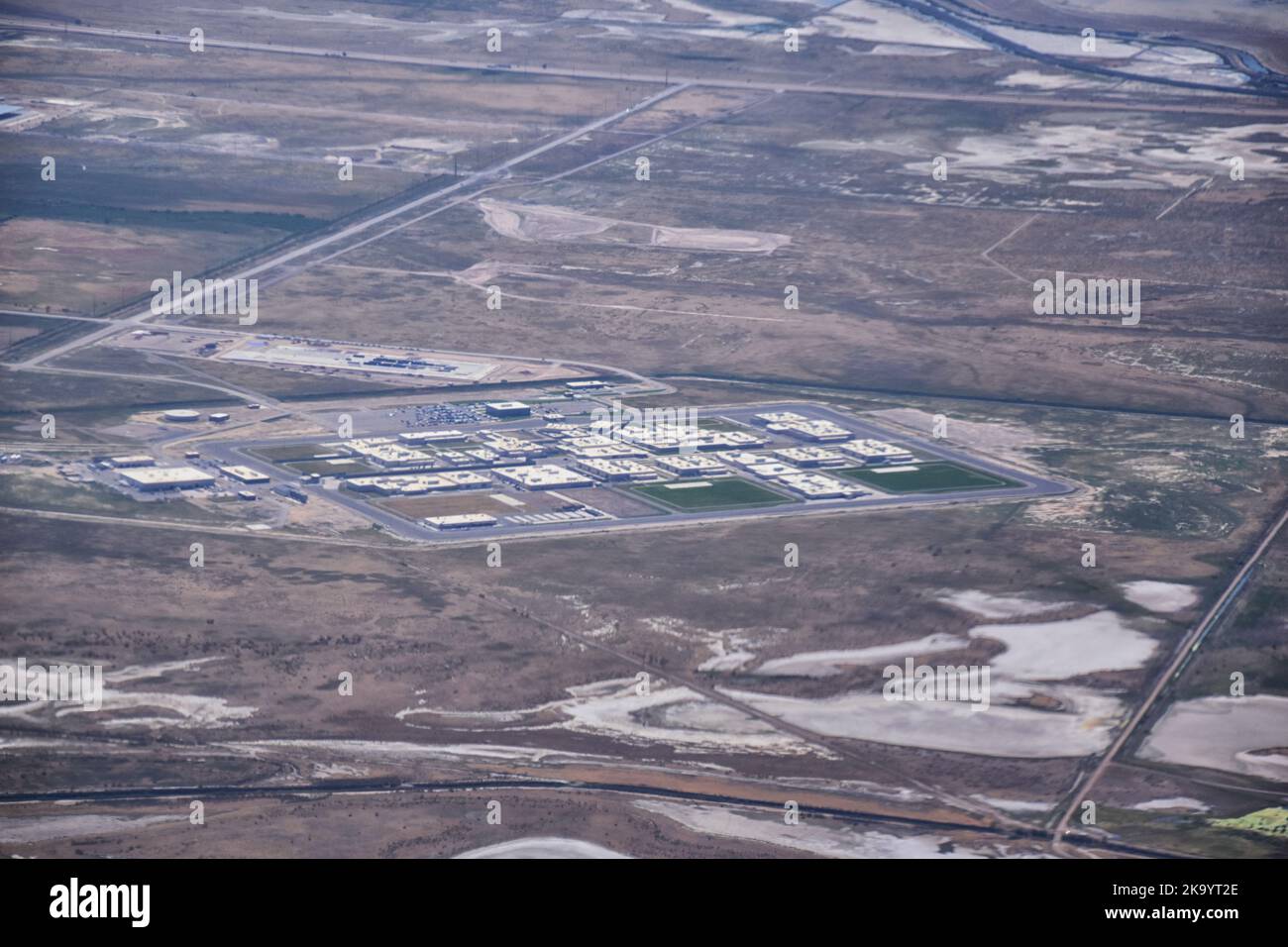 Utah State Prison, Salt Lake City, Newly built 2022, Aerial view, Utah ...