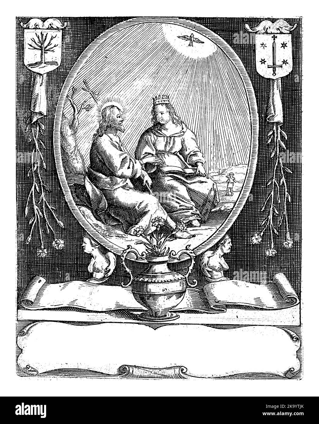 Oval cross Black and White Stock Photos & Images - Alamy