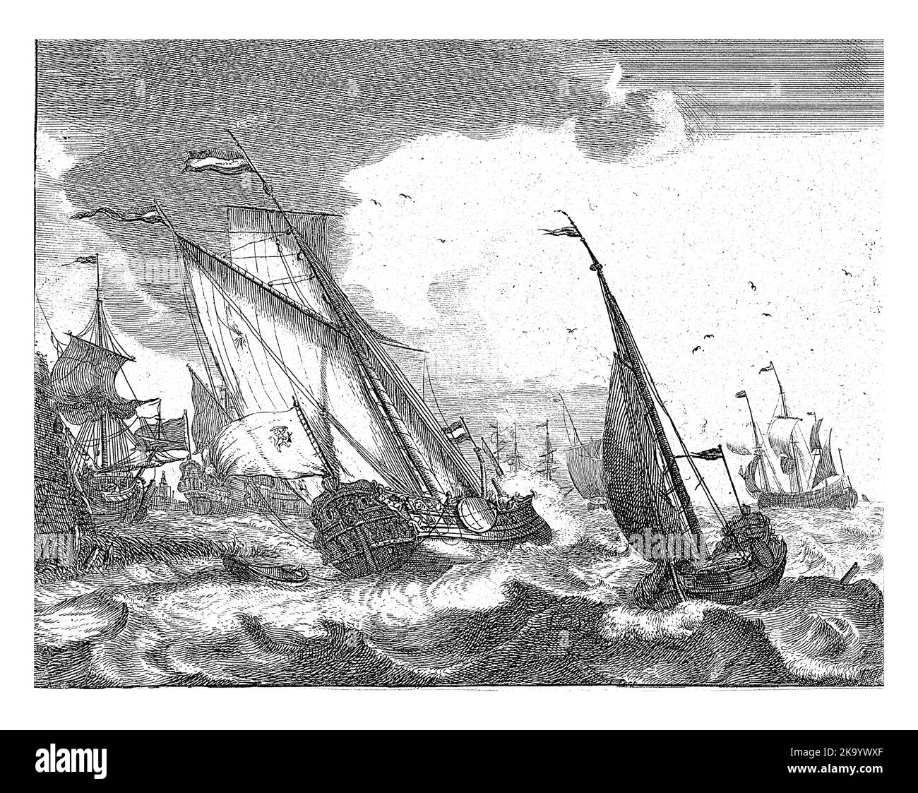Line ships sail in Black and White Stock Photos & Images - Alamy