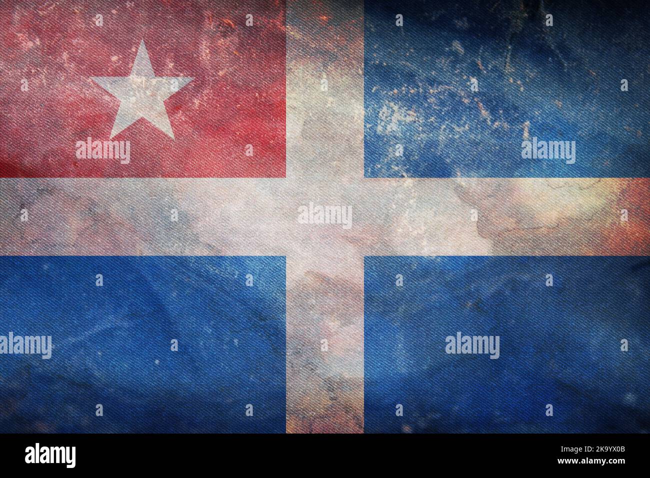 Cretan state flag hi-res stock photography and images - Alamy