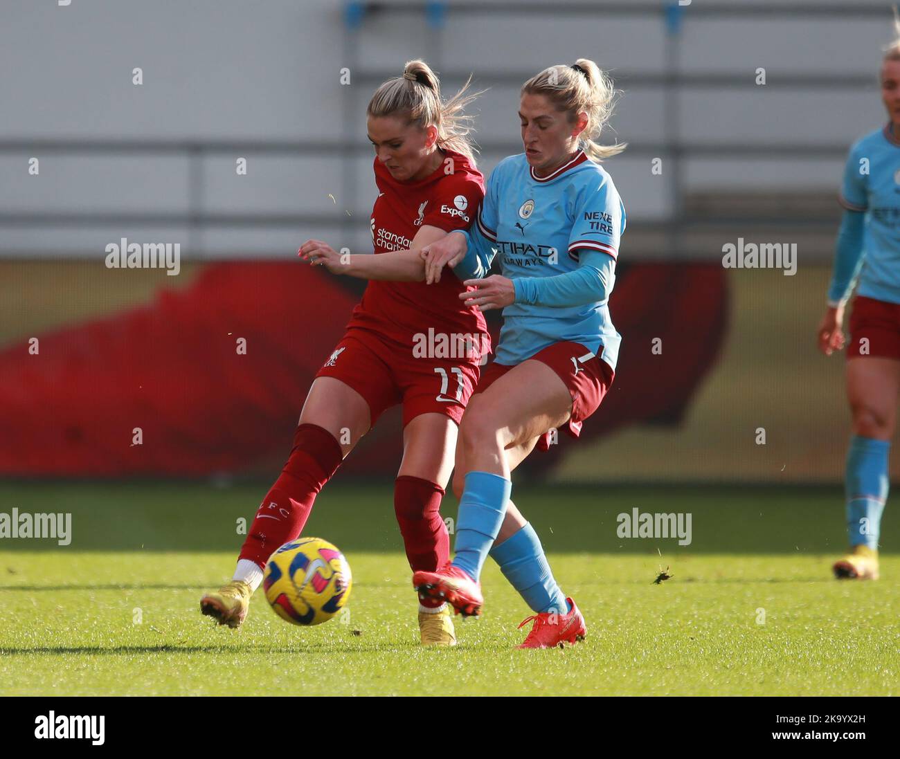 Manchester, England, 30th October 2022. Melissa Lawley of Liverpool ...