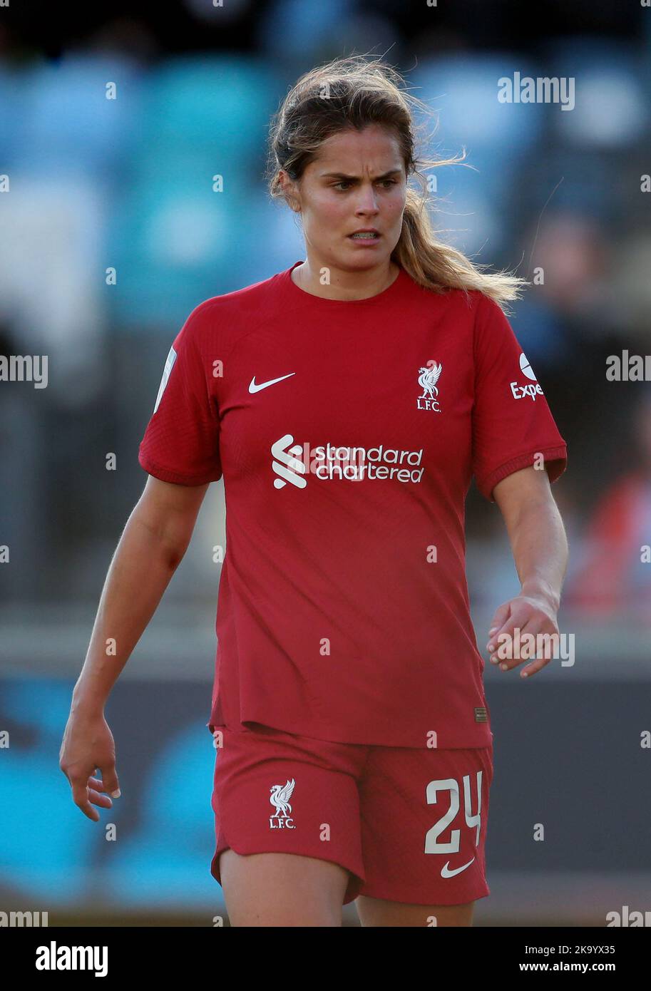 Manchester, England, 30th October 2022. Katie Stengel of Liverpool ...