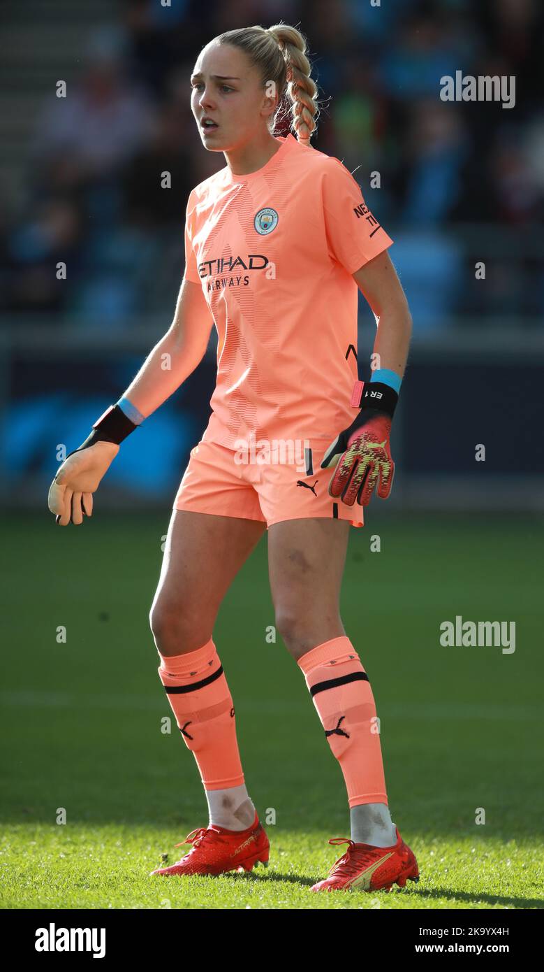 Manchester, England, 30th October 2022. Ellie Roebuck of Manchester ...