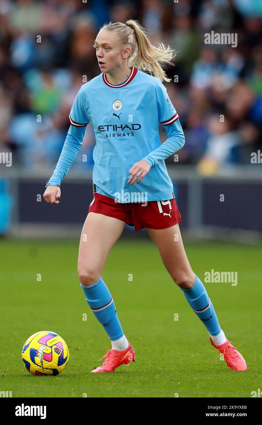 Manchester, England, 30th October 2022. Esme Morgan of Manchester City ...
