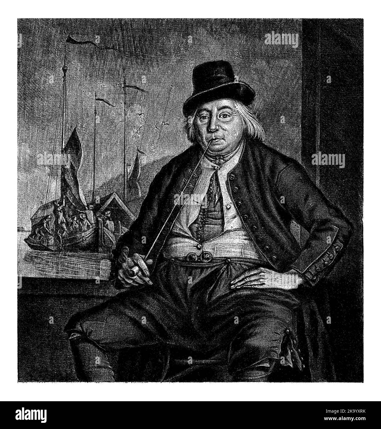 Smoke from pipe on Black and White Stock Photos & Images - Alamy