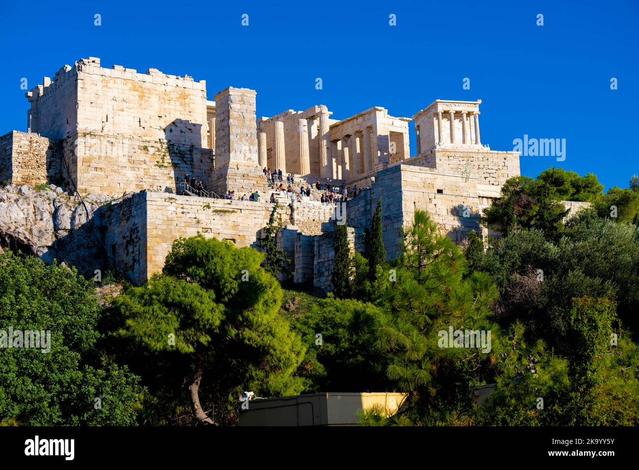 The Parthenon on the Acropolis of Athens, built between 447 and 438 BC ...