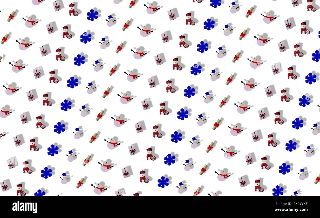 Winter card snowflake pattern hi-res stock photography and images - Alamy