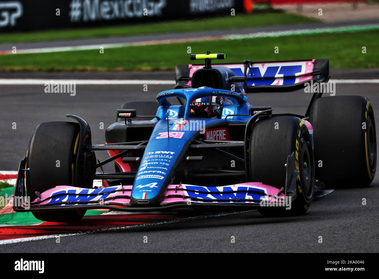 Esteban Ocon (FRA) Alpine F1 Team A522. Mexican Grand Prix, Sunday 30th October 2022. Mexico ...