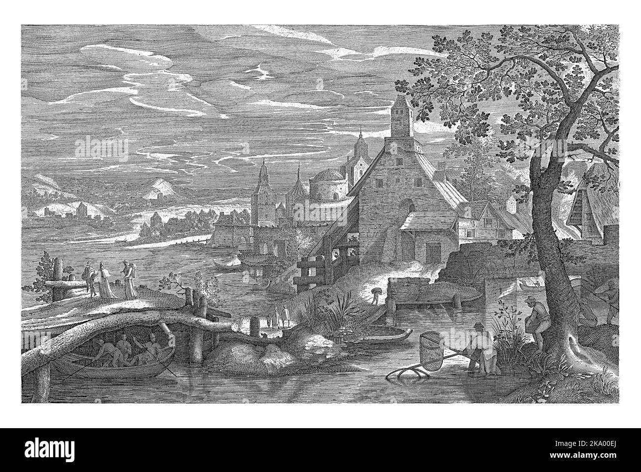 Landscape tree on left Cut Out Stock Images & Pictures - Alamy