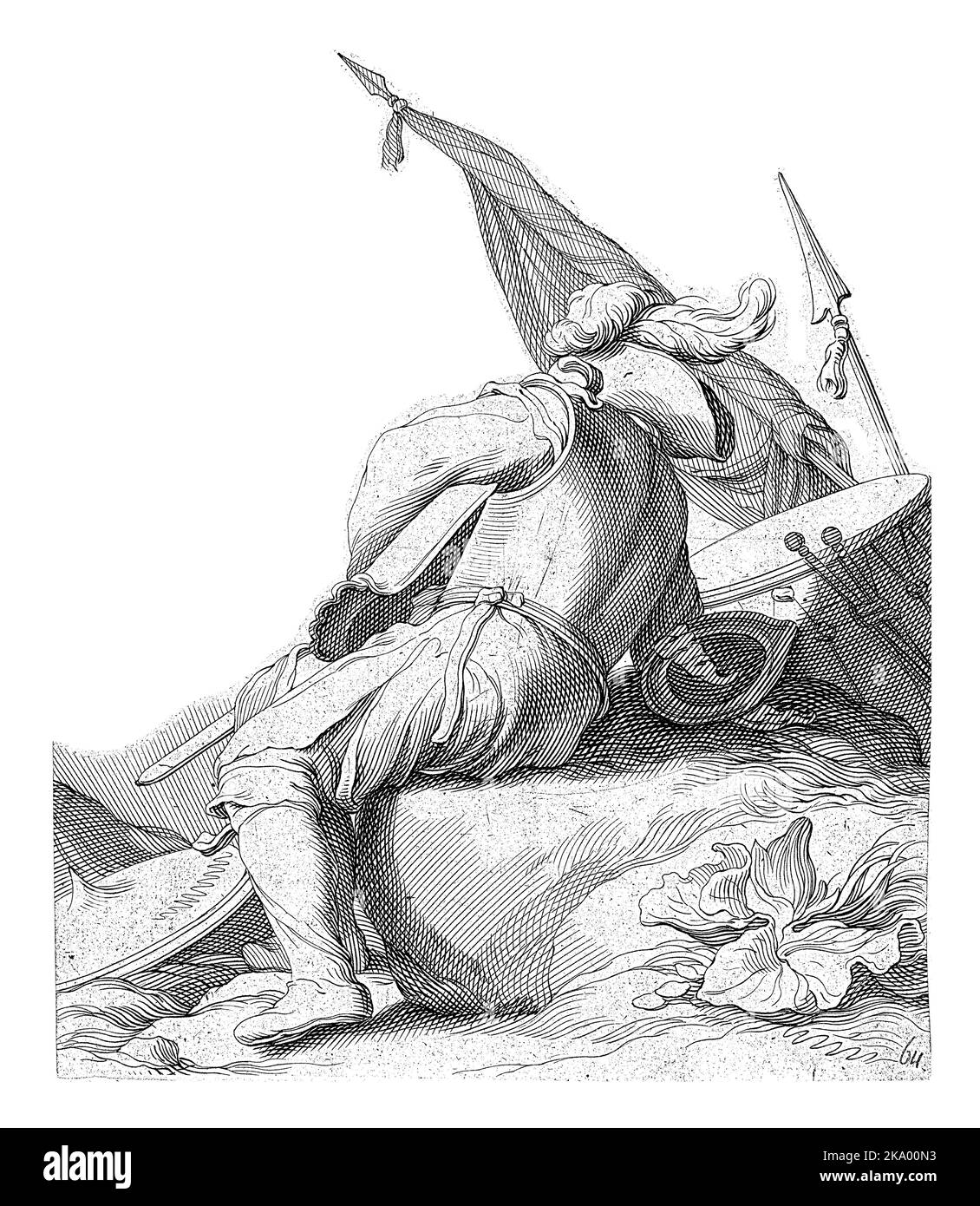 Rear flag Black and White Stock Photos & Images - Alamy