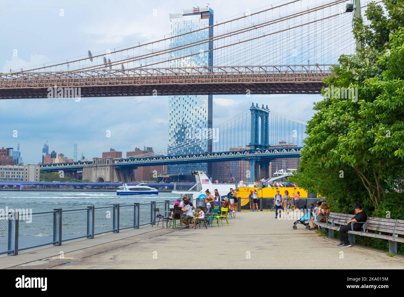 The Two Bridges neighborhood, including the Brooklyn Bridge and ...