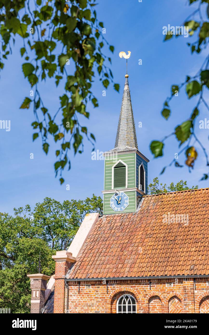 Roman gothic church with graveyard in Nuis in municipality ...