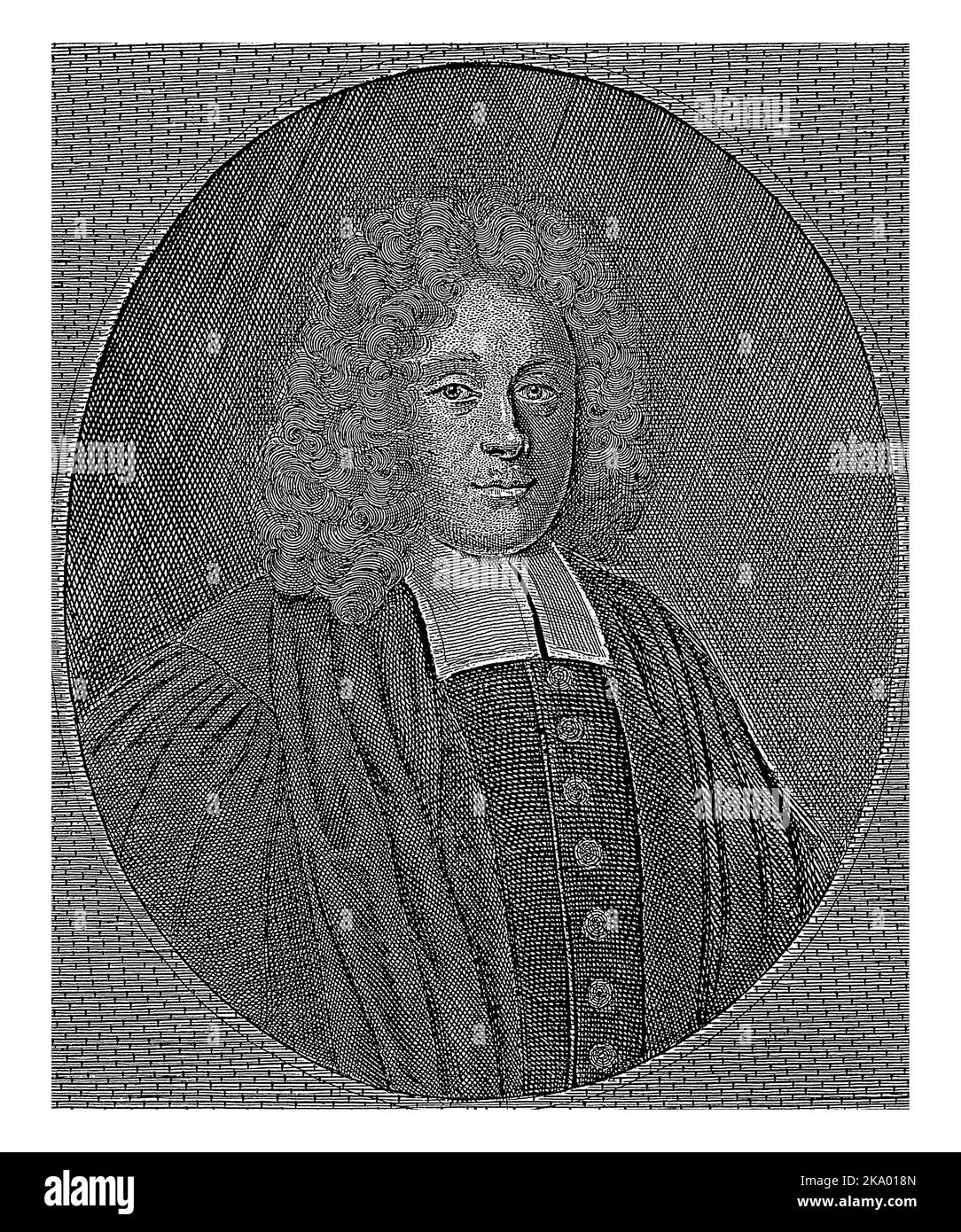 Portrait of Conrad Mel, Georg Paul Busch, 1705 - 1756 Stock Photo - Alamy