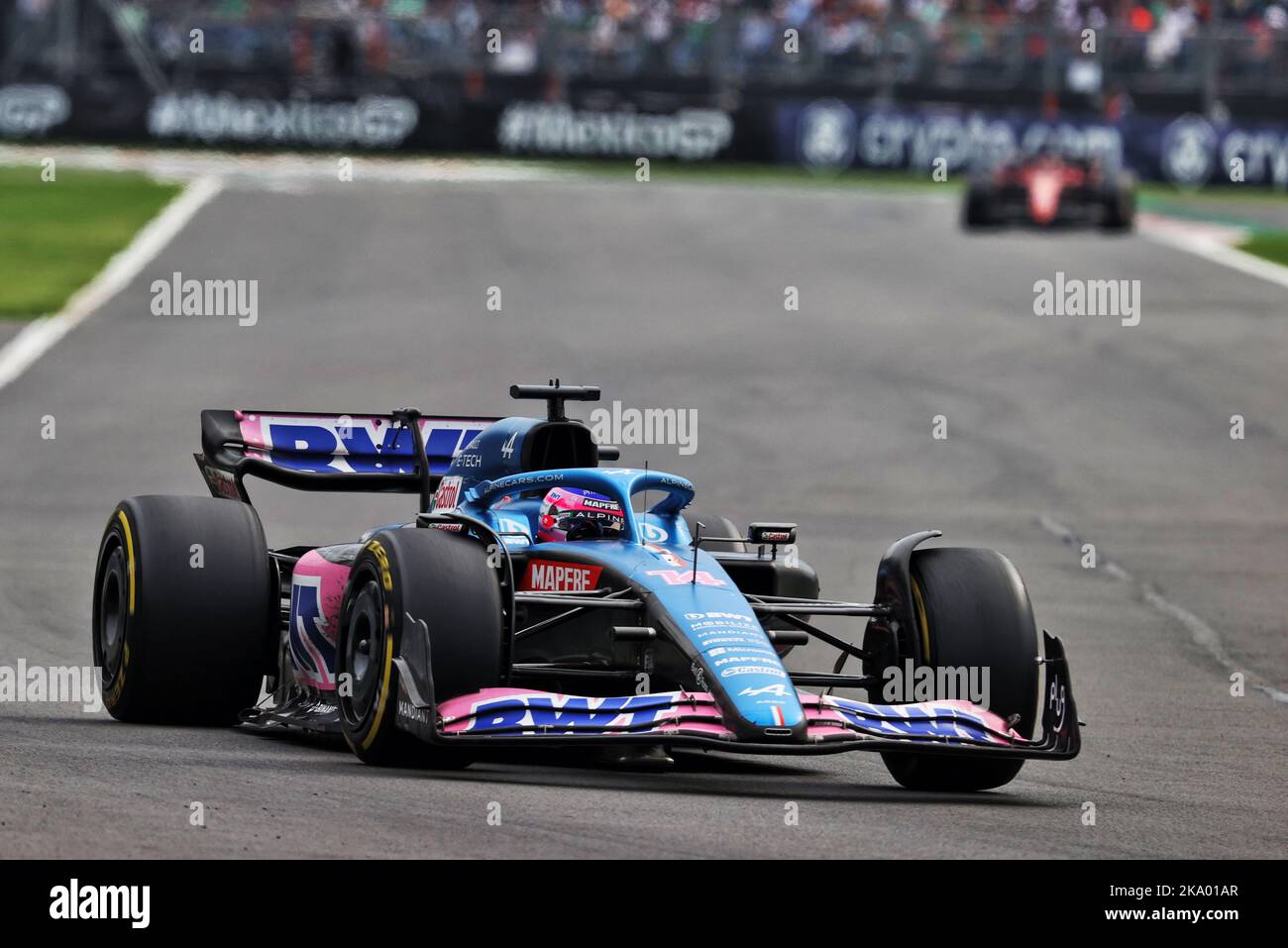 Fernando Alonso (ESP) Alpine F1 Team A522. Mexican Grand Prix, Sunday ...