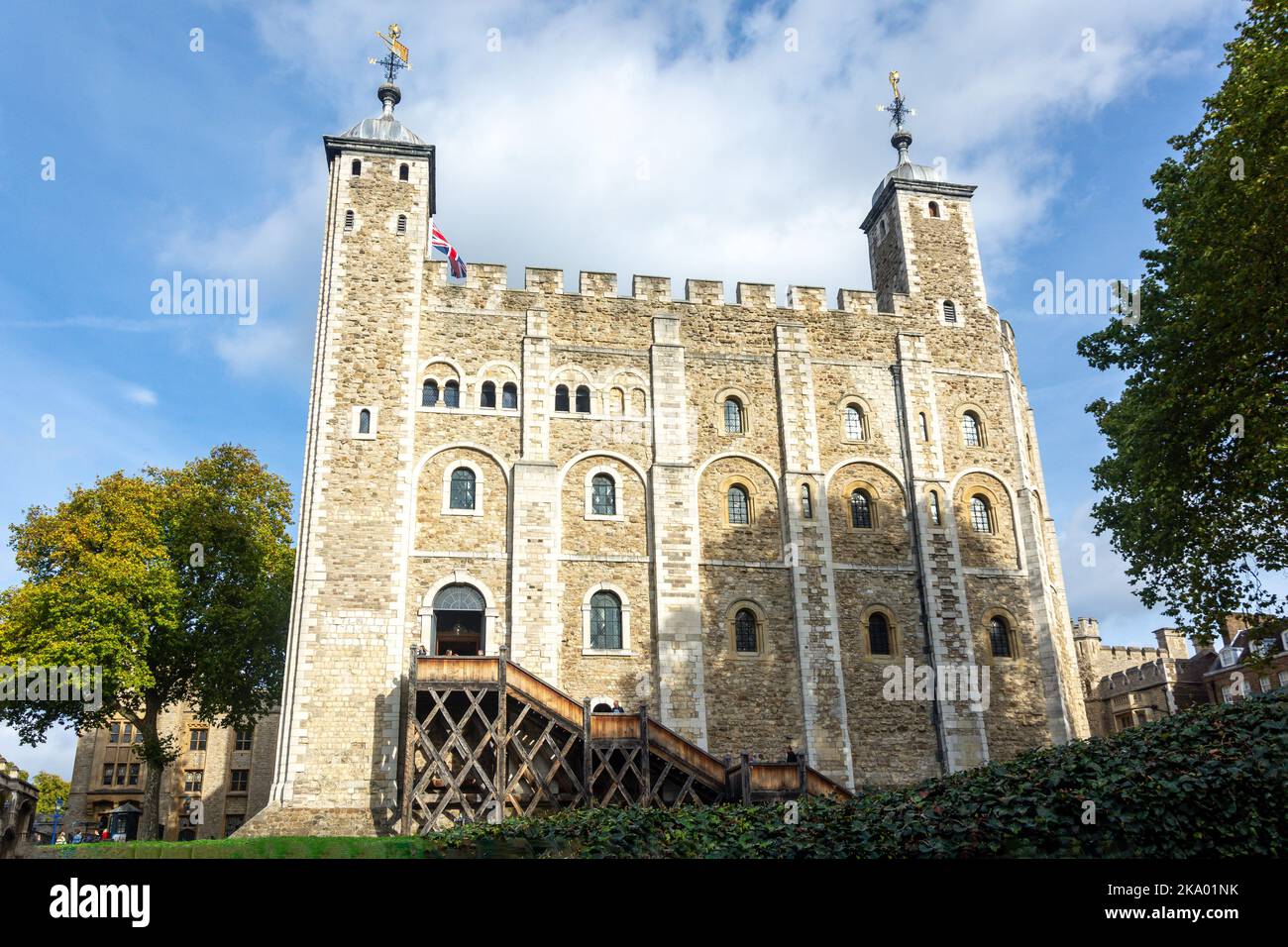 The White Tower inside Tower of London, Tower Hill, The London Borough ...