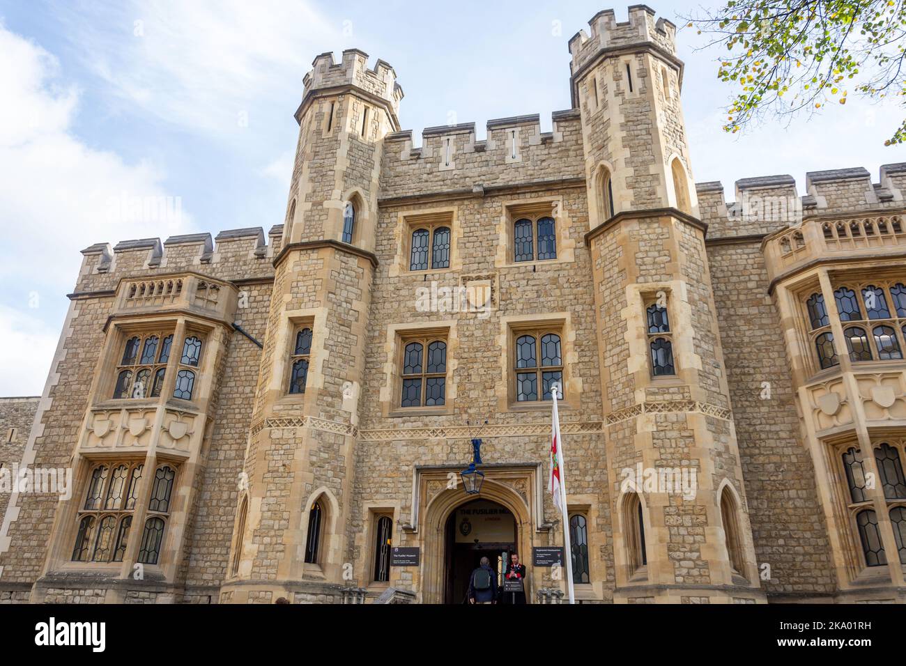 The Fusiller Museum inside Tower of London, Tower Hill, The London ...
