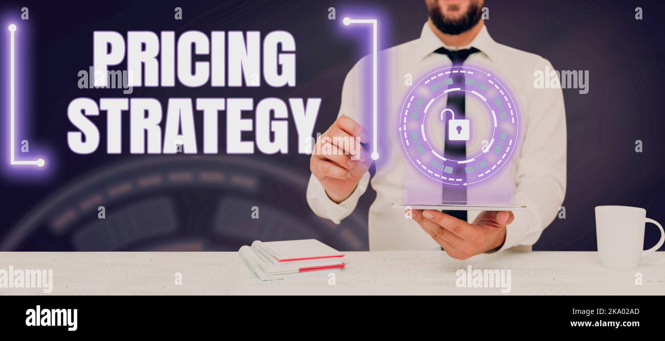 Conceptual caption Pricing Strategy. Business showcase responsible for ... Conceptual caption Pricing Strategy. Business showcase responsible for ...