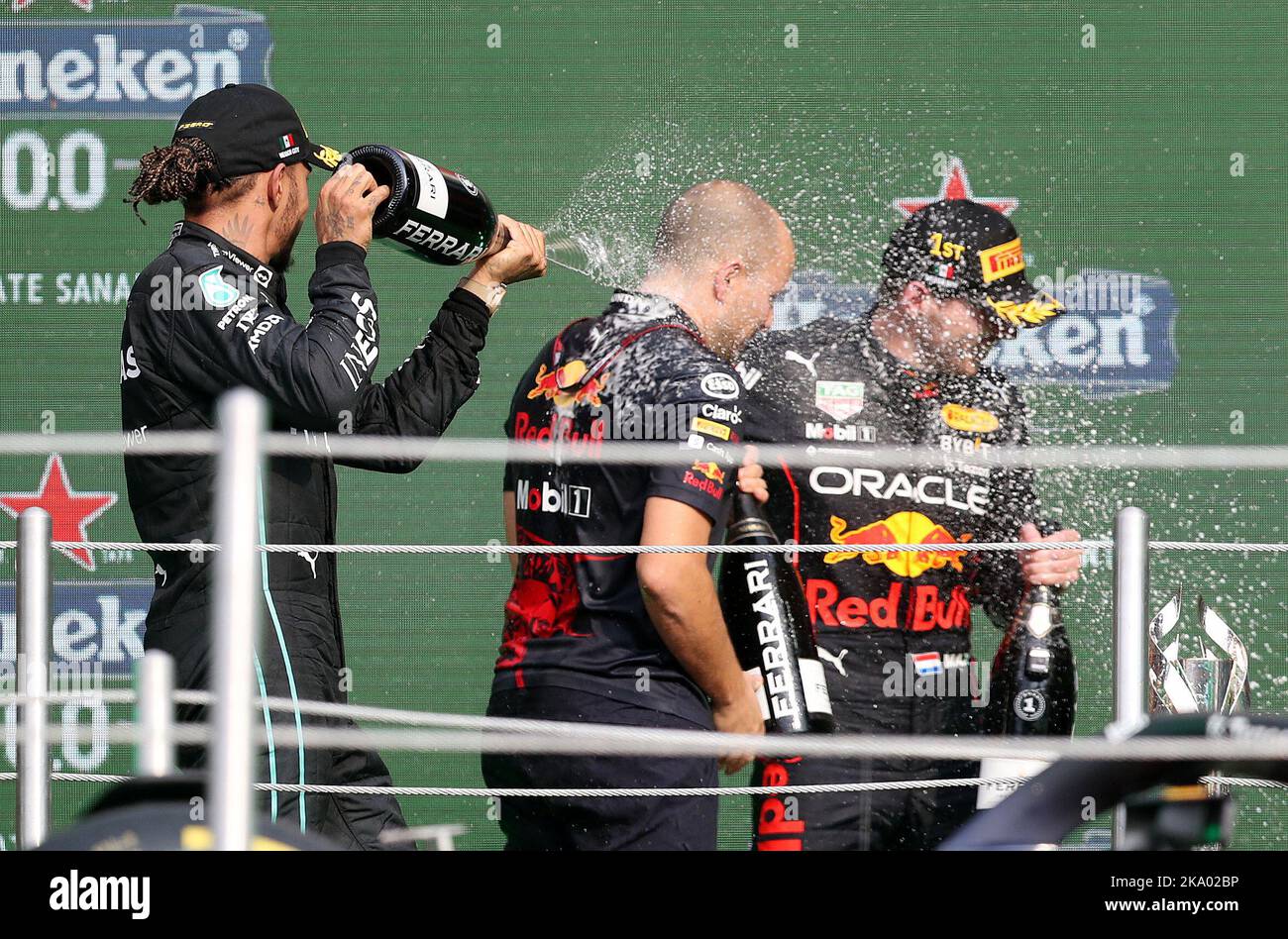 F1 podium hi-res stock photography and images - Alamy