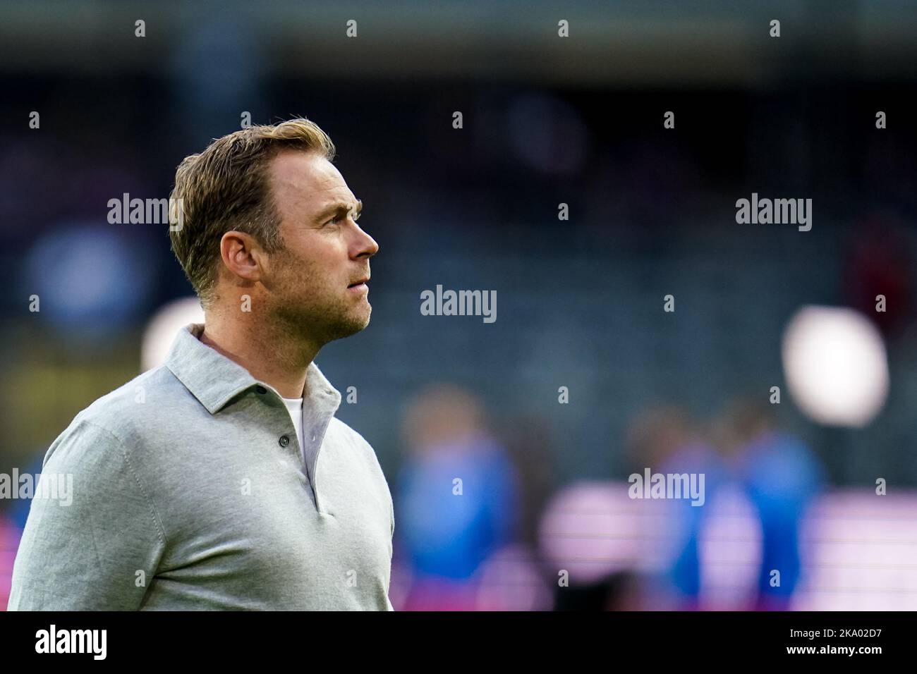 BRUSSELS, BELGIUM - OCTOBER 27: Coach Robin Veldman of RSC Anderlecht ...