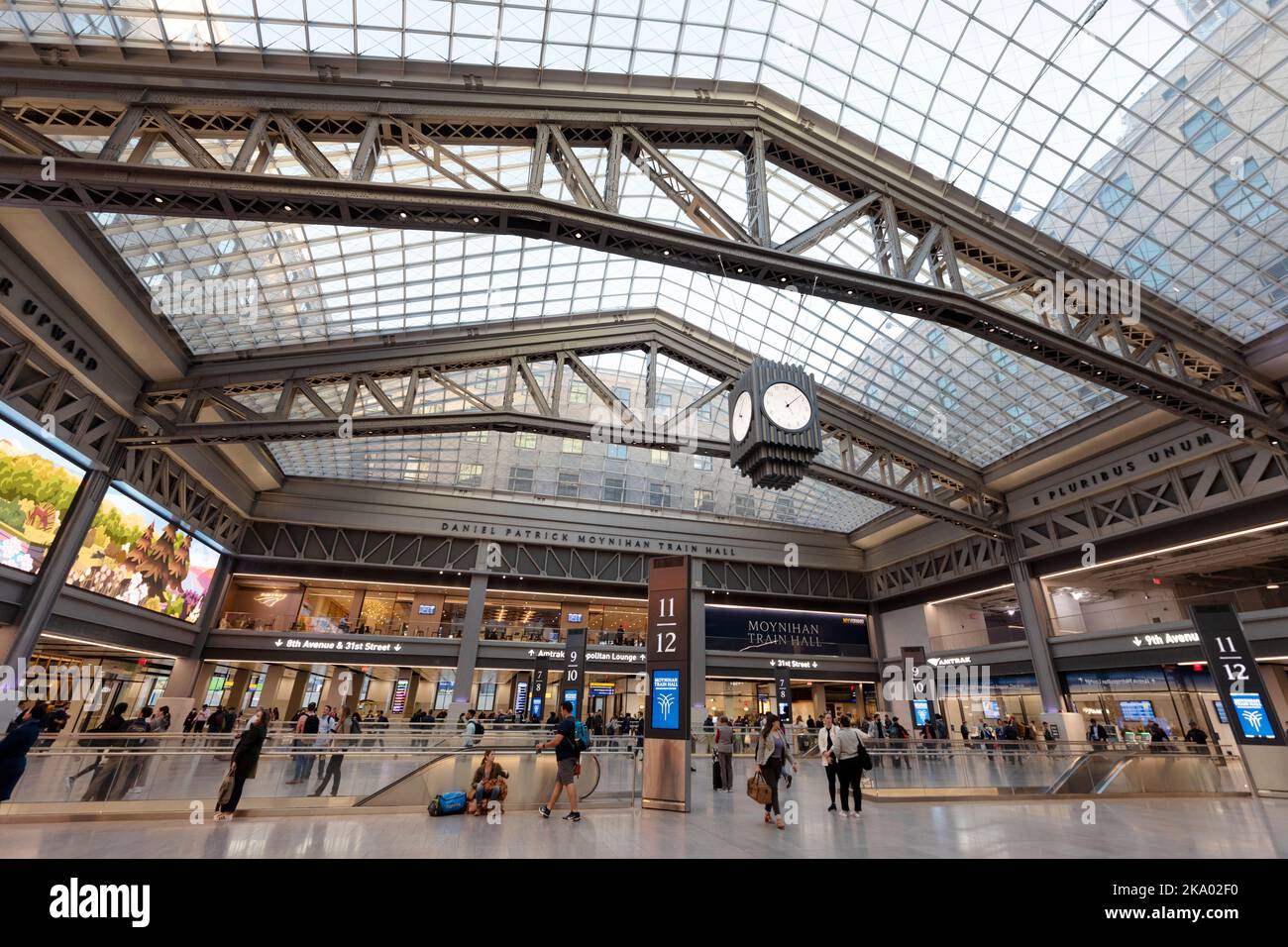 Moynihan Train Hall, Manhattan, New York Stock Photo - Alamy