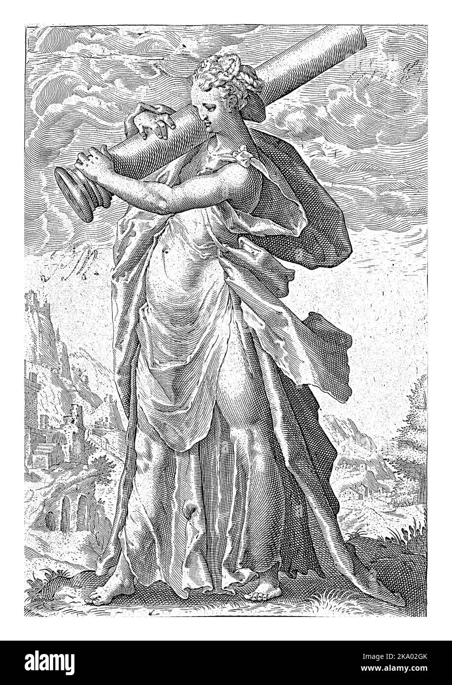 Person in the landscape Cut Out Stock Images & Pictures - Alamy