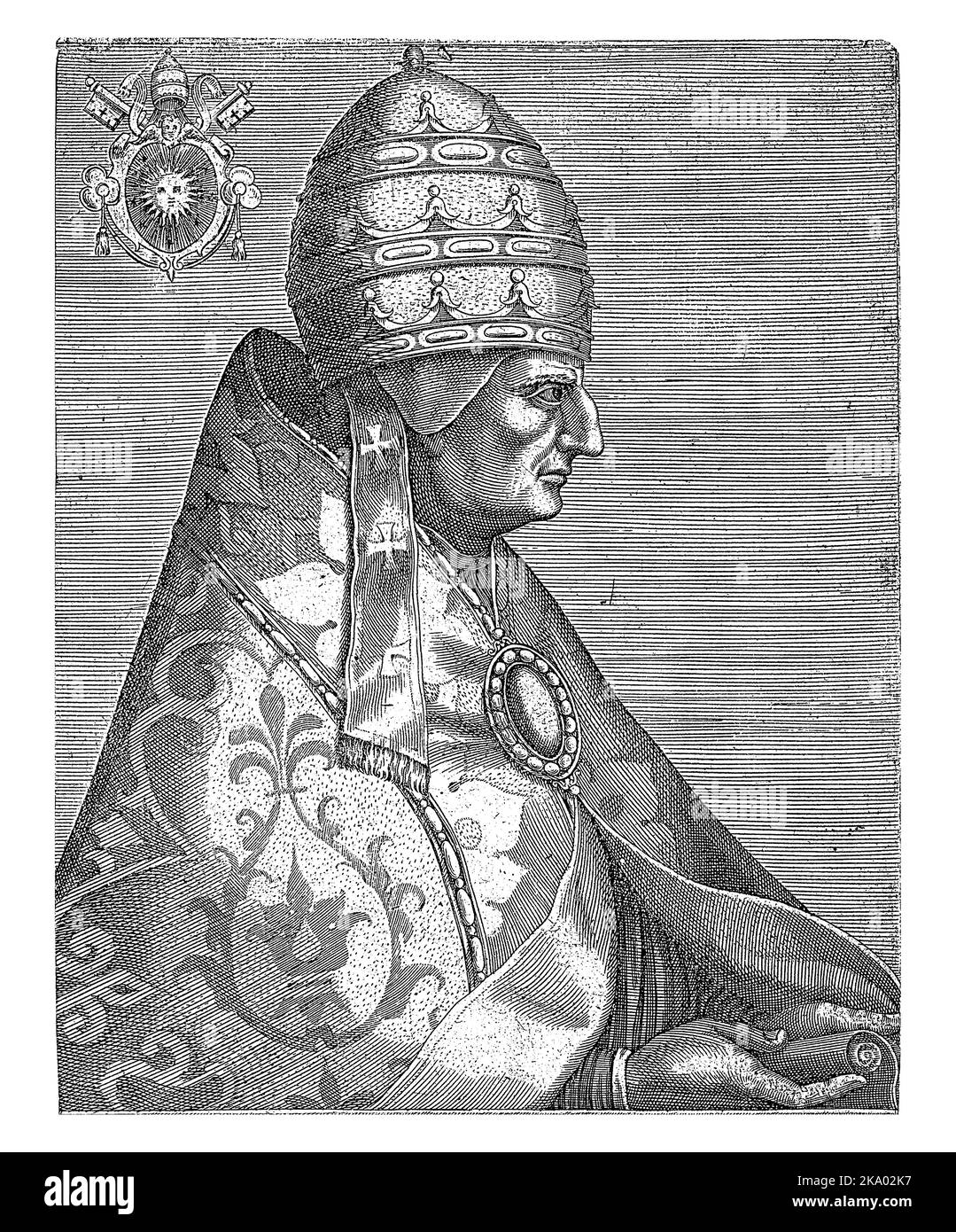 Antipope benedict xiii Black and White Stock Photos & Images - Alamy