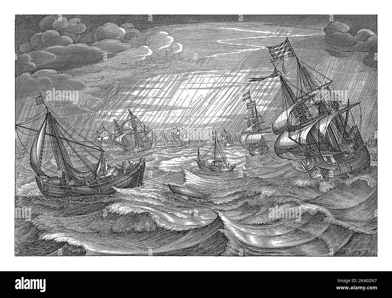 Autumn, Robert de Baudous, after Cornelis Claesz. van Wieringen, 1591 ...