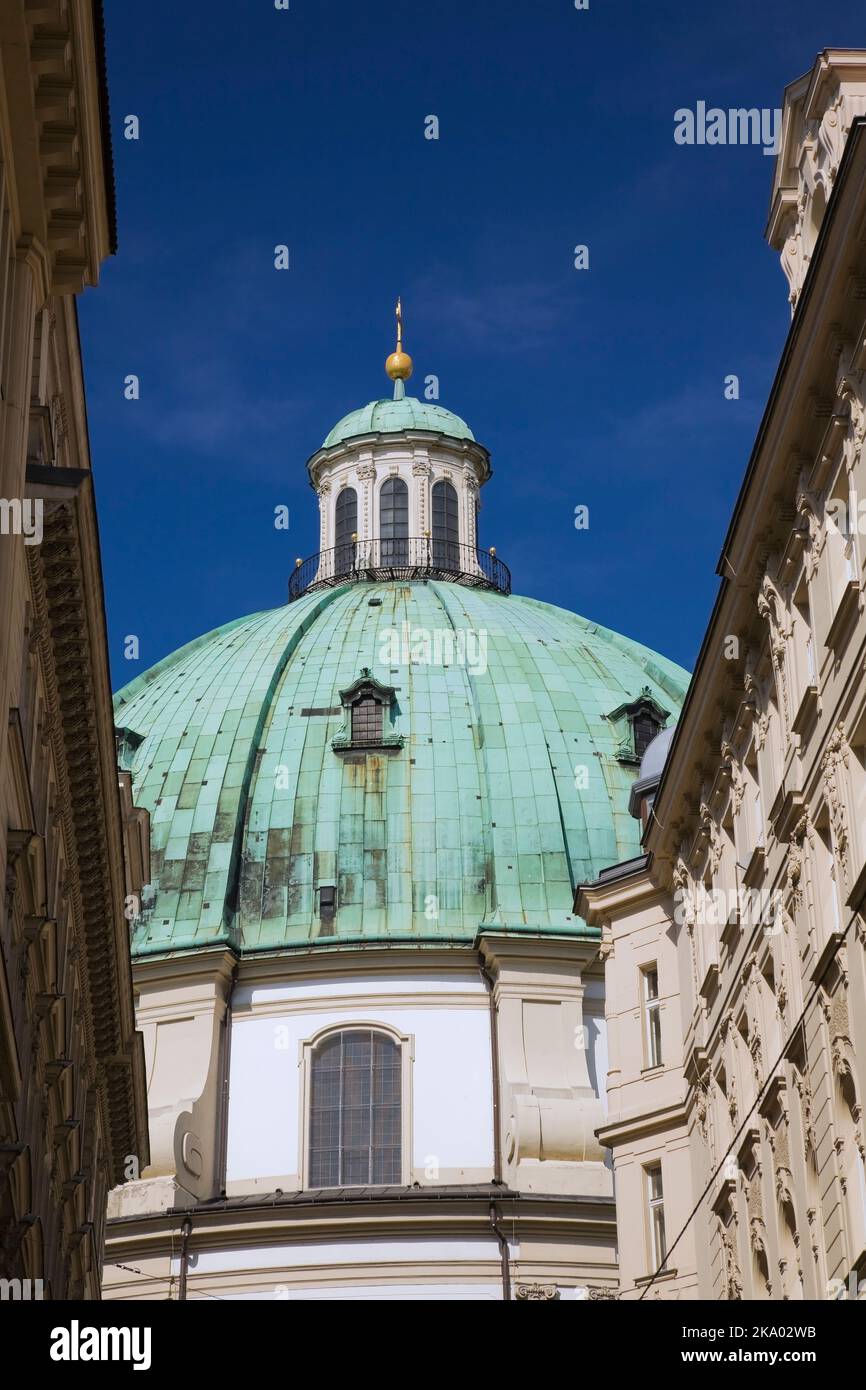The dome of Saint Peter's Church, Vienna, Austria Stock Photo - Alamy