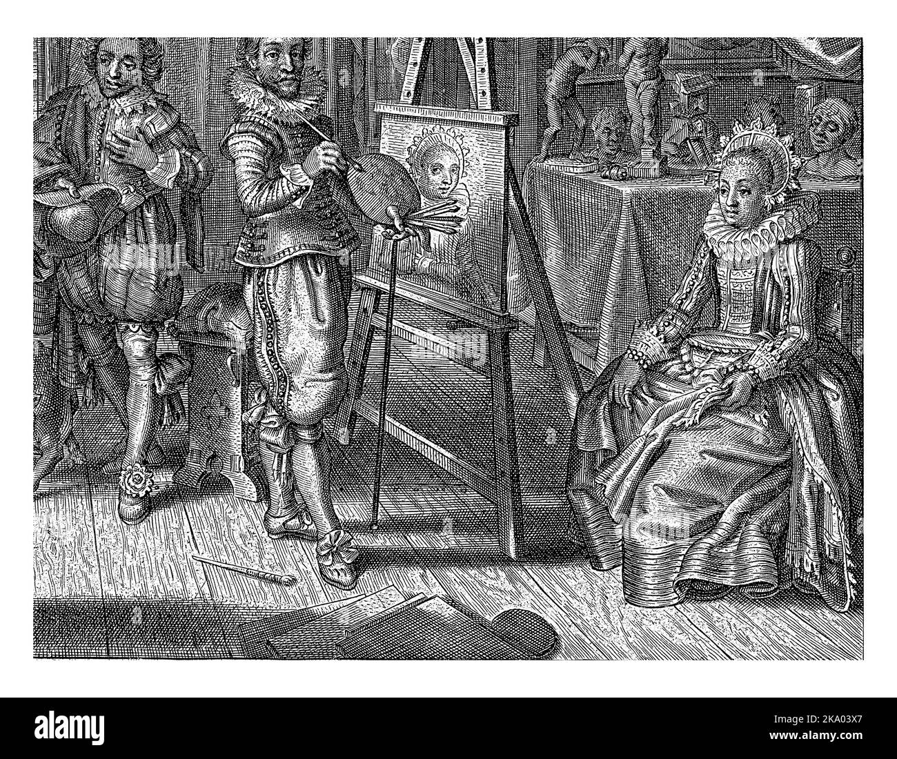 Retro model in studio Black and White Stock Photos & Images - Alamy