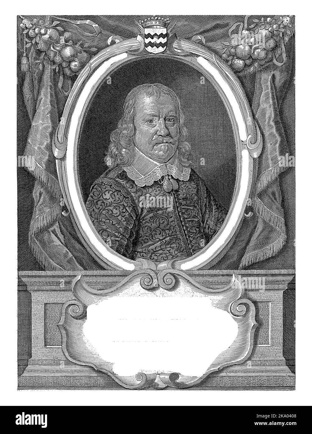 Portrait of Godard van Reede, Steven van Lamsweerde, after Theodor ...