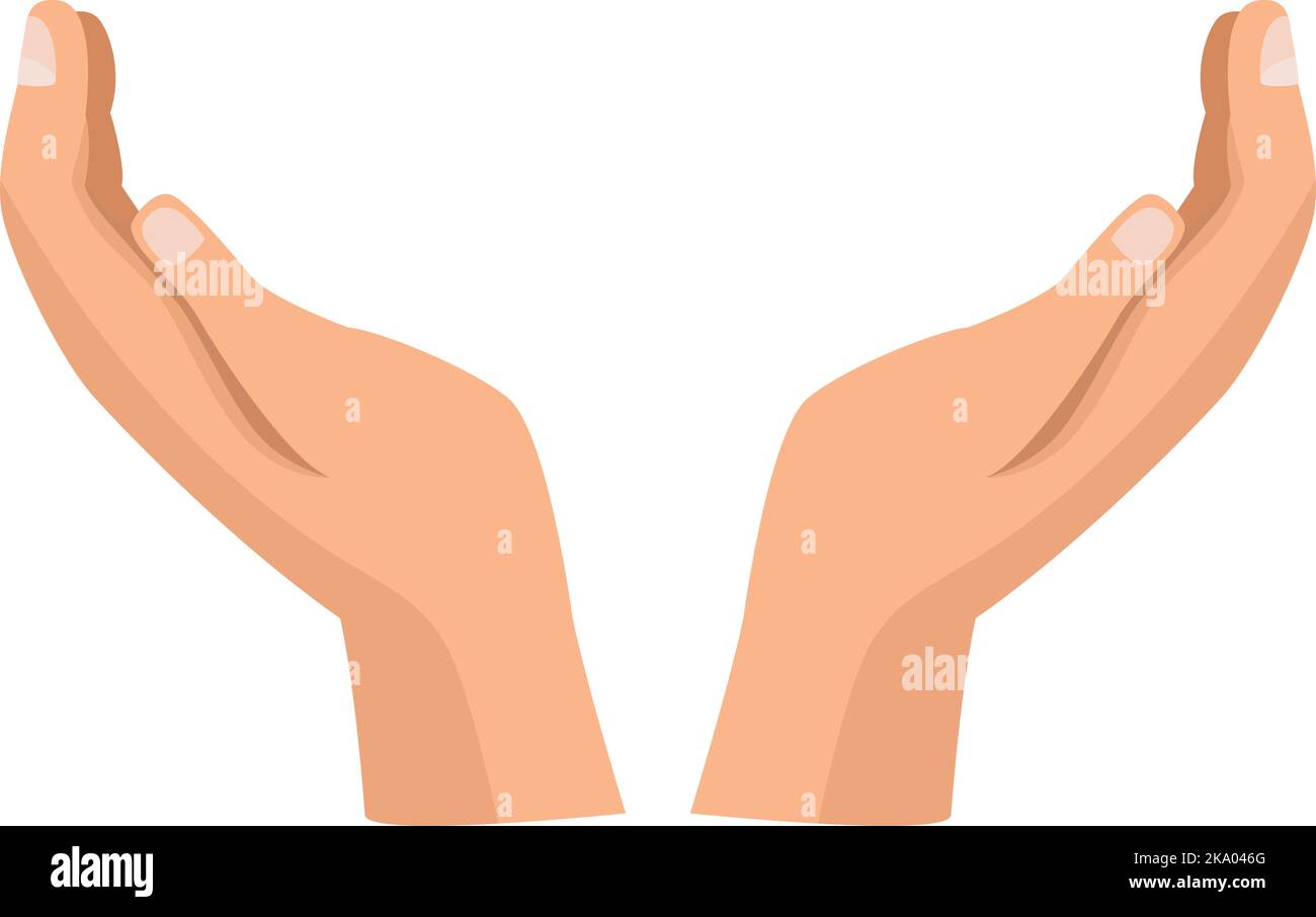 Protecting gesture Stock Vector Images - Alamy