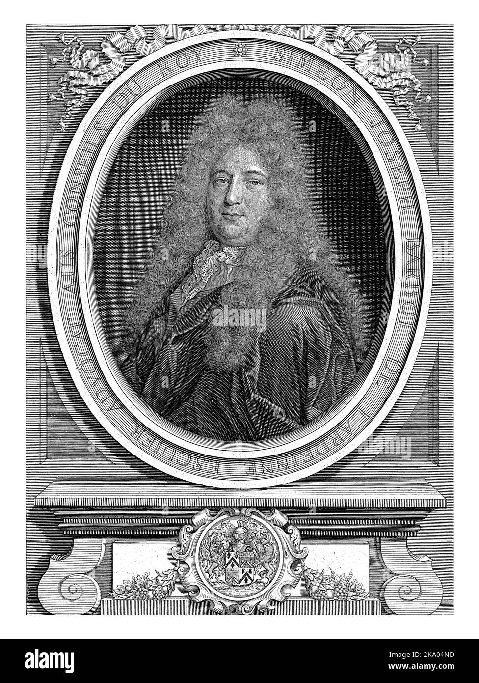 Portrait of the French courtier Simeon Joseph Barbot de L'ardenne. On ...