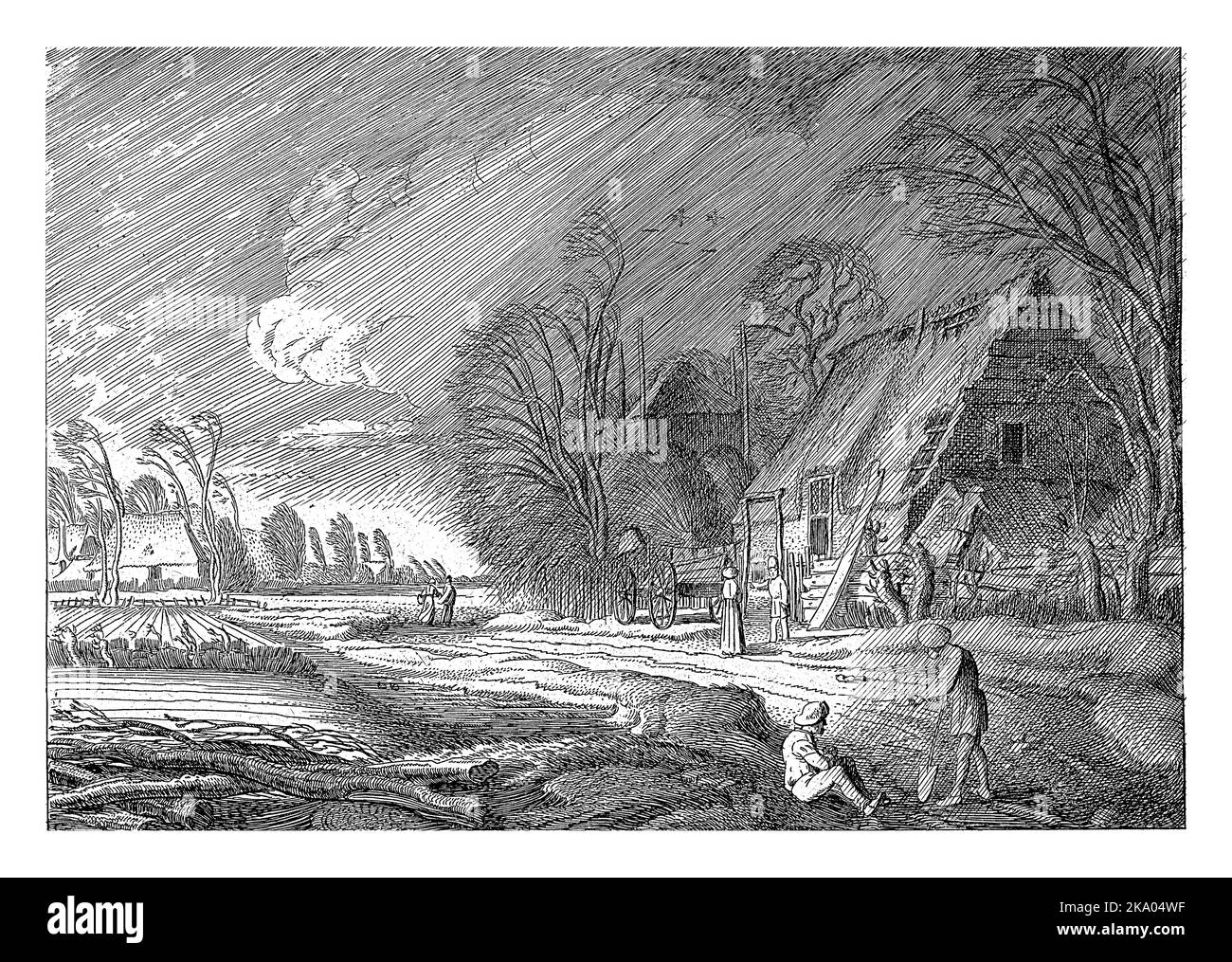 Rain on van Black and White Stock Photos & Images - Alamy