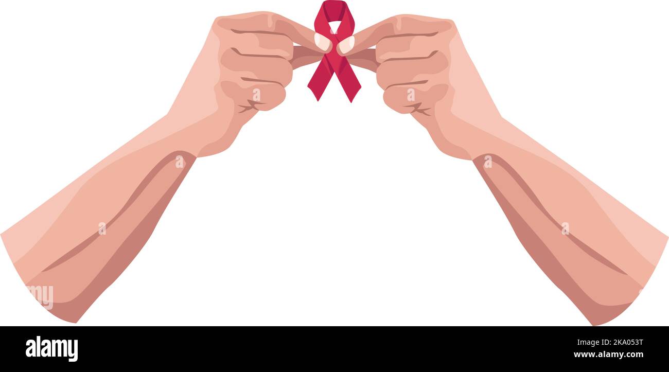 Hiv hands Stock Vector Images - Alamy