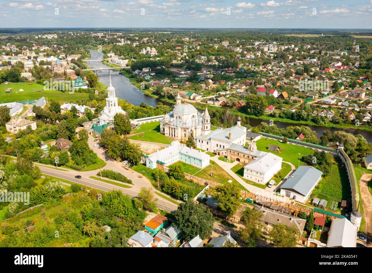 Cityscape of Torzhok, Russia Stock Photo - Alamy