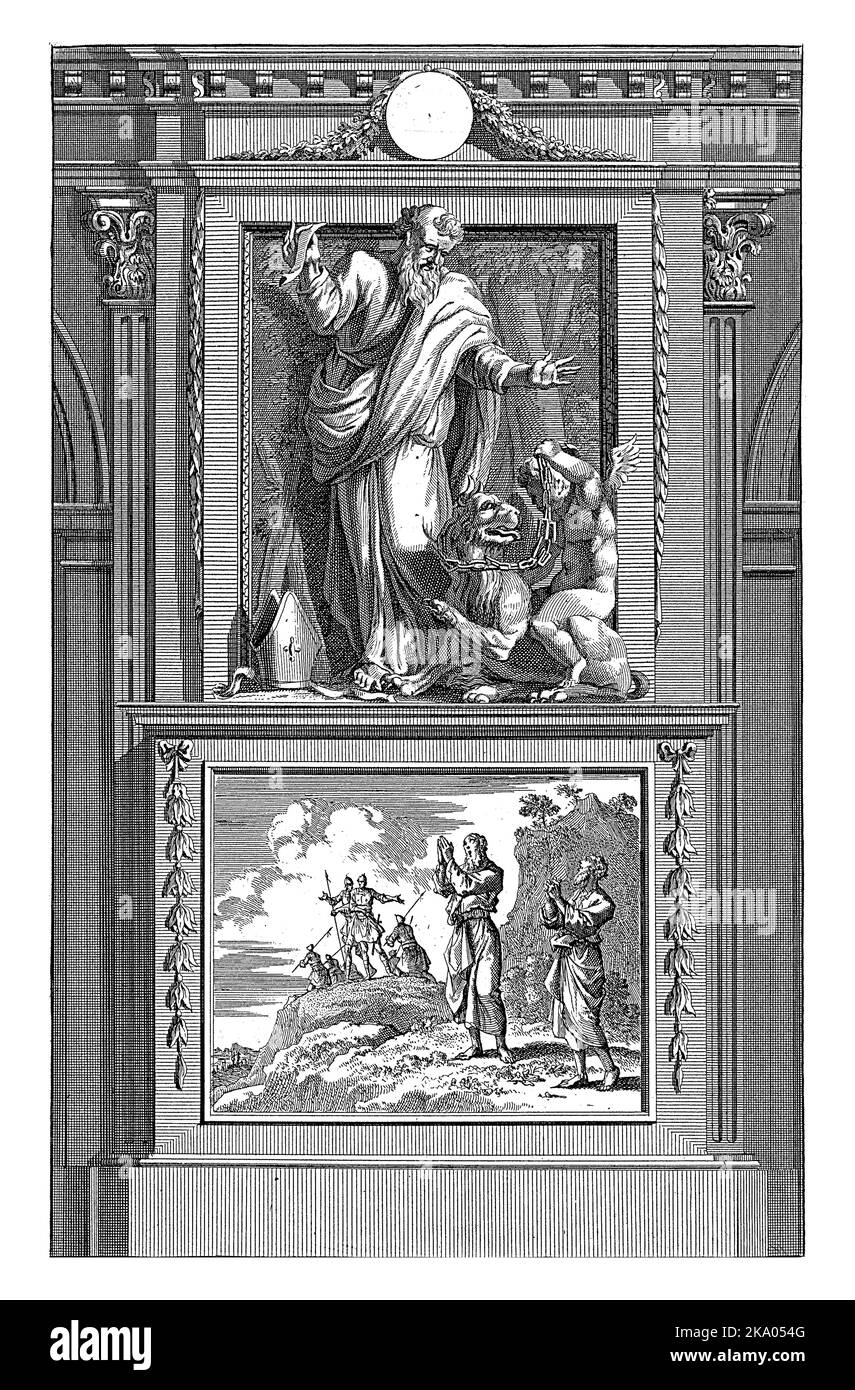 H. Gregorius van Nyssa, Jan Luyken, after Jan Goeree, 1698 Saint ...