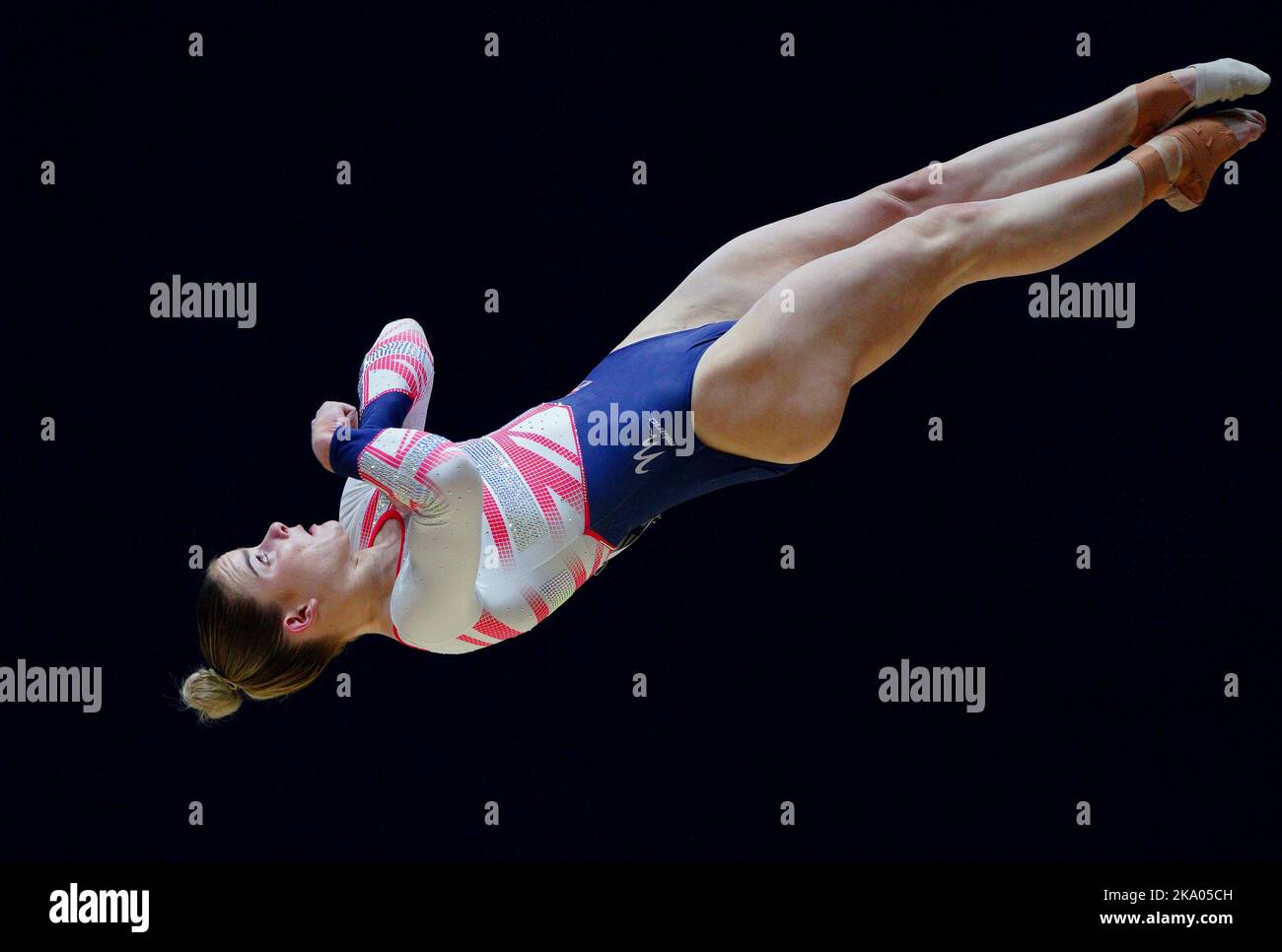 Great Britain's Alice Kinsella competes on the floor during day two of ...