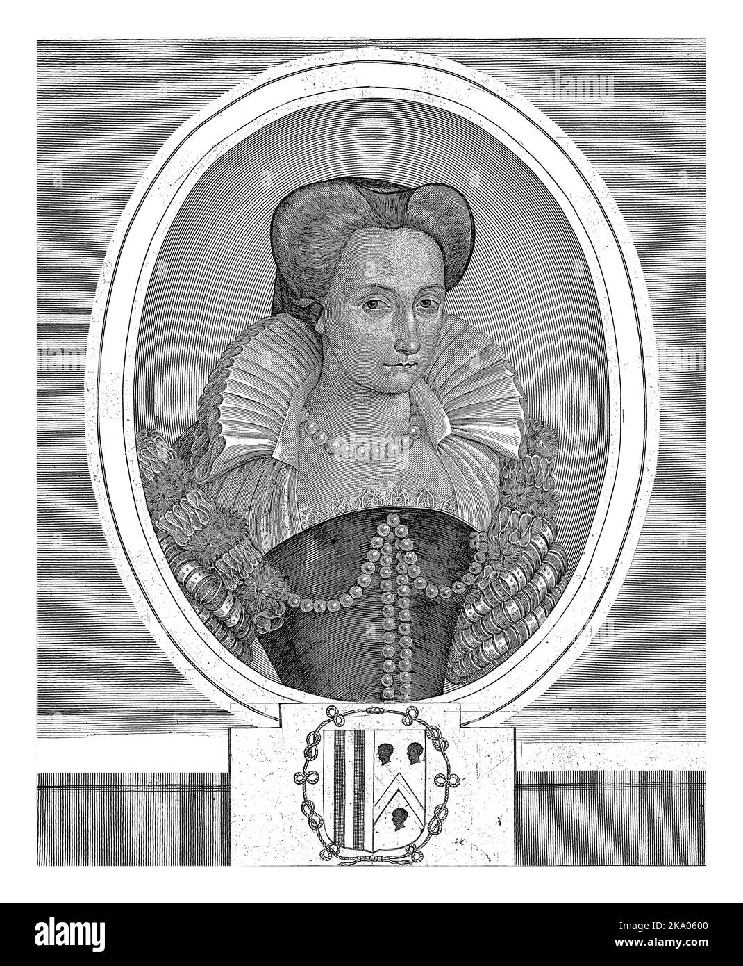 Portrait of Marie Moreau, wife of Nicolas de Harlay de Sancy, aged 25 ...